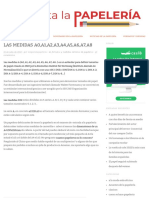 Tamaños Estándar de Libros | PDF | Publicación | Comunicación escrita