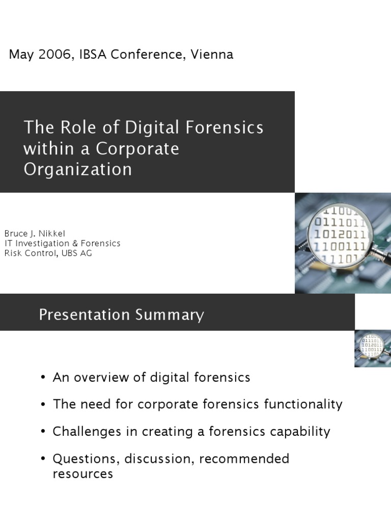 Digital Forensic | PDF | Computer Forensics | Digital Forensics