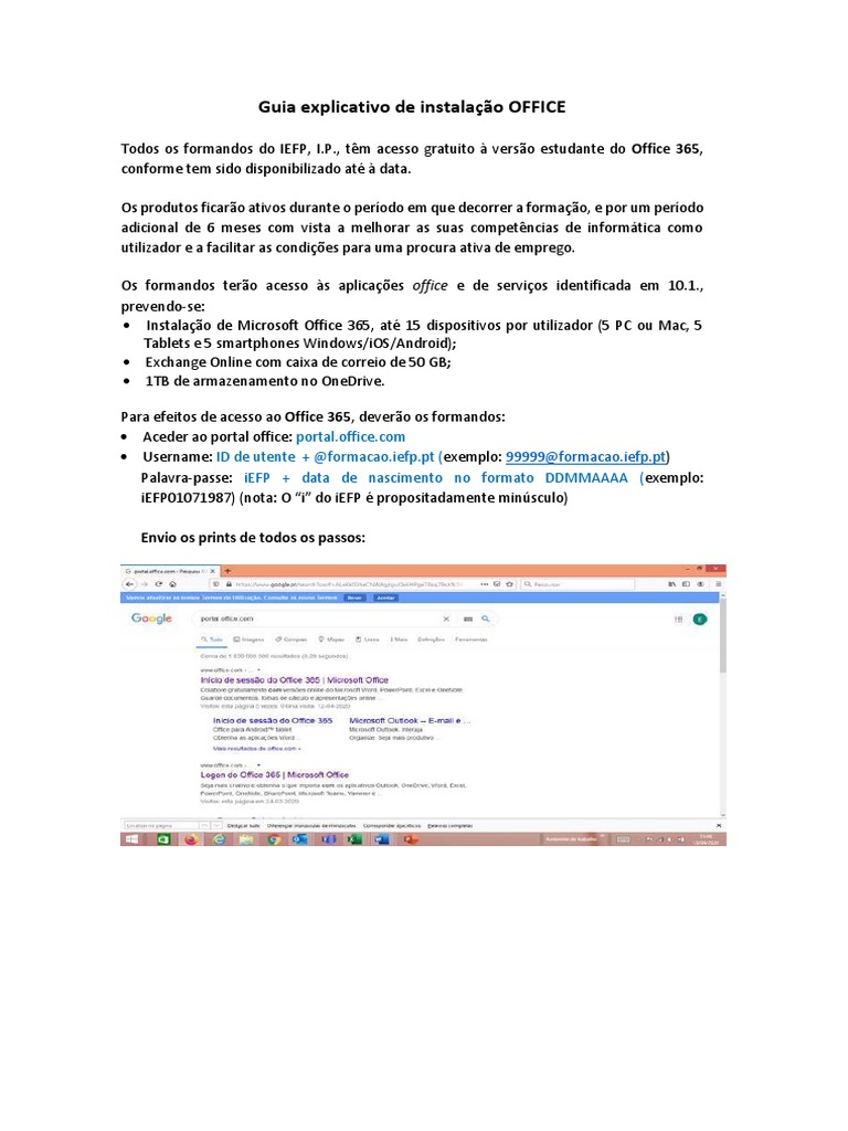 Guia Exp Inst Office | PDF | Carreira e Crescimento | Computadores