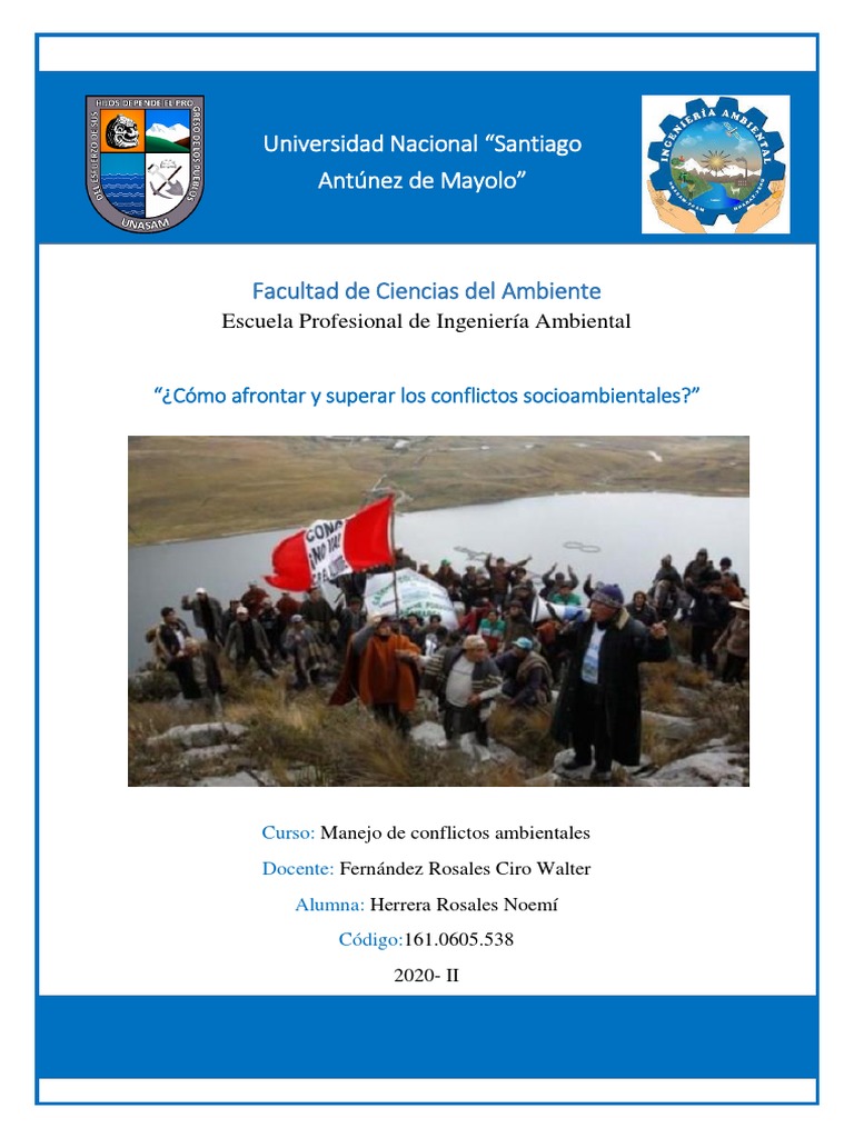 Cómo Afrontar y Superar Los Conflictos Socioambientales | PDF