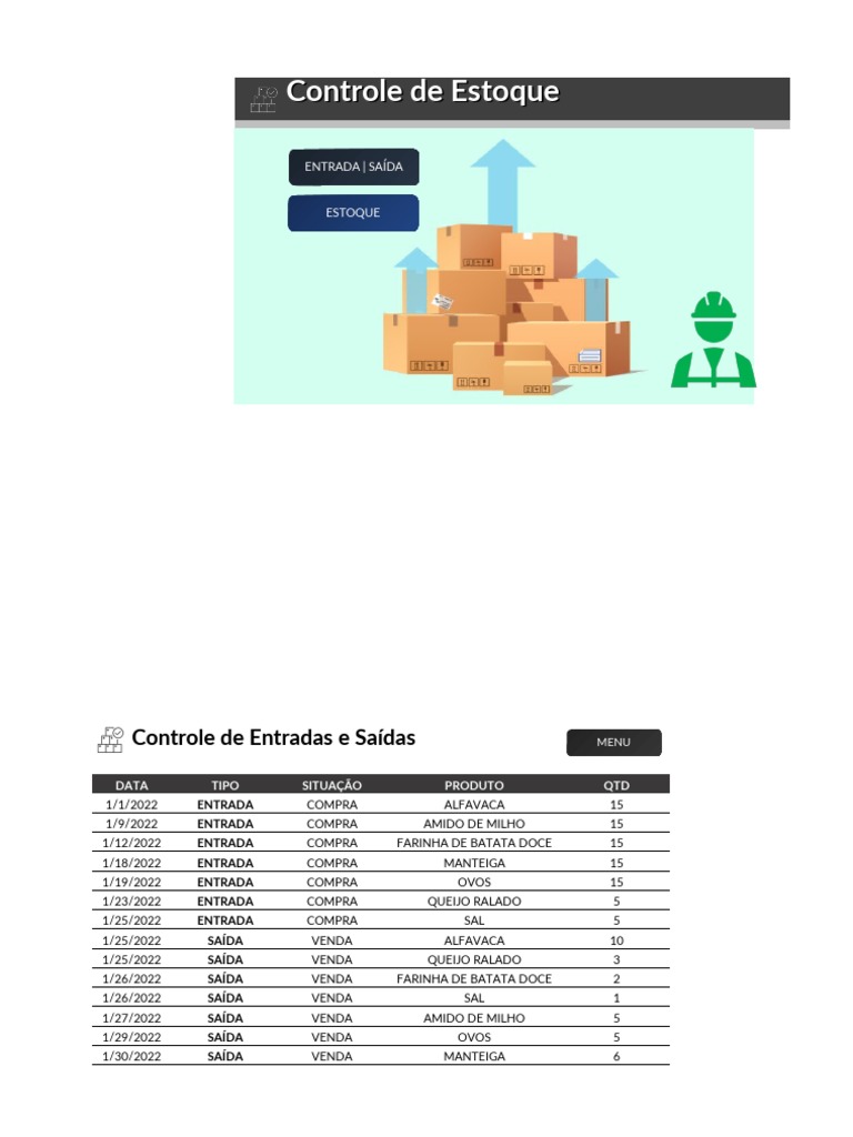 Controle de Estoque | PDF