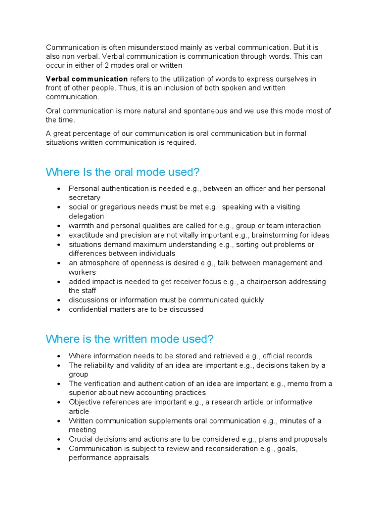 Understanding Verbal and Nonverbal Communication | PDF | Nonverbal ...