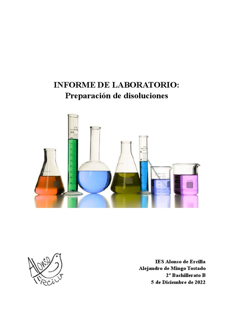 Informe de Laboratorio | PDF | Concentración | Química