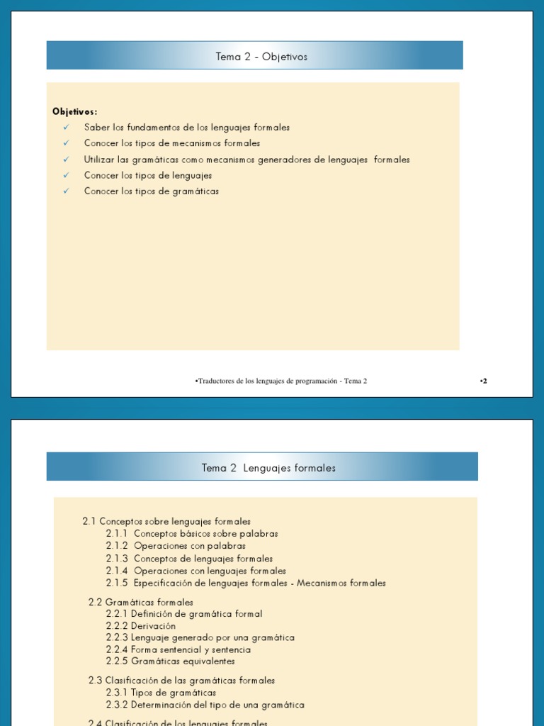 Fundamentos de Lenguajes Formales | PDF