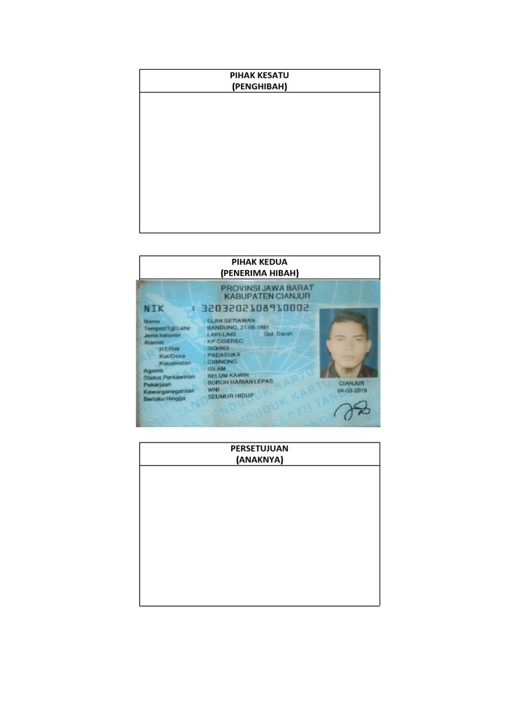 Fromat Foto Kopi KTP Ajb | PDF