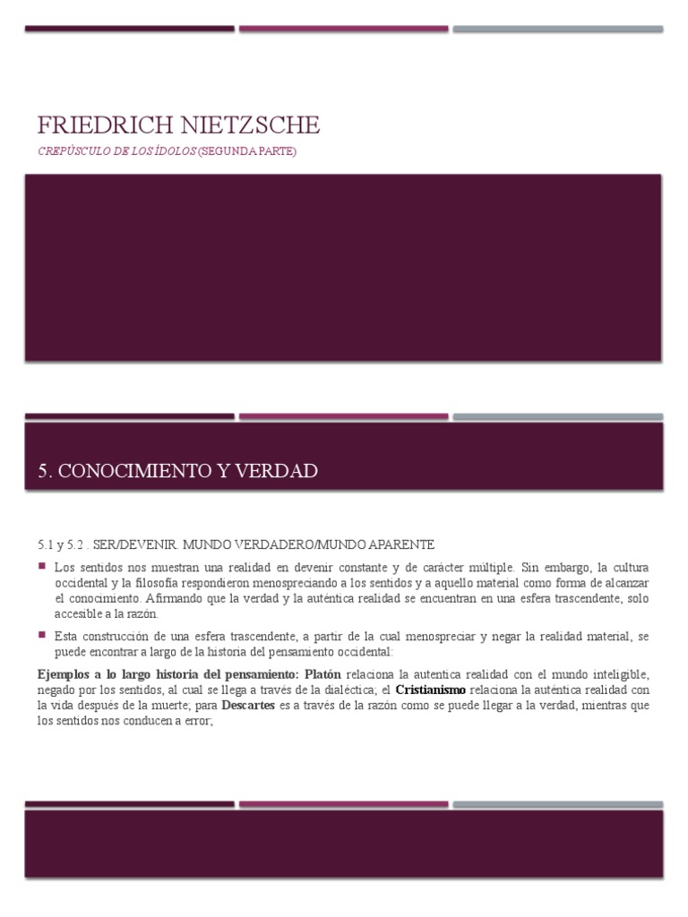 Apunts Nietzsche (Part 2) | PDF | Friedrich Nietzsche | Moralidad