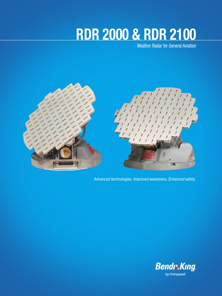 RDR 2000 & RDR 2100: Weather Radar For General Aviation | PDF | Radar | Weather