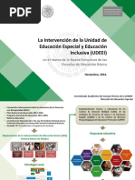 Significado y función de UDEEI | PDF | Educación especial | Escuelas