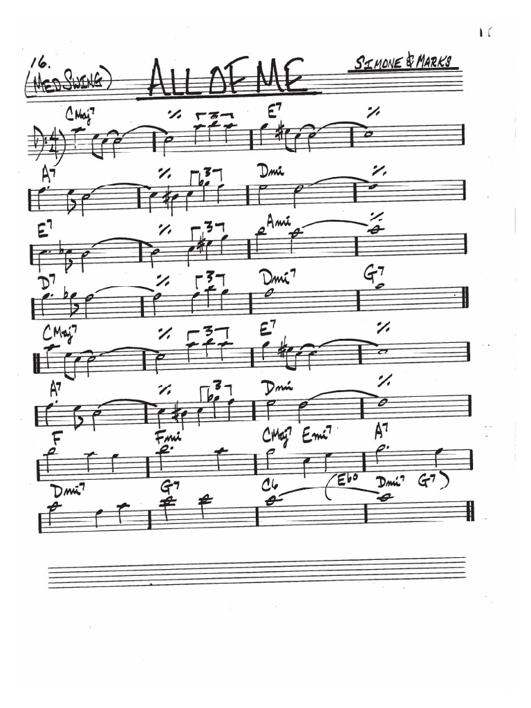 All of Me - Bass | PDF