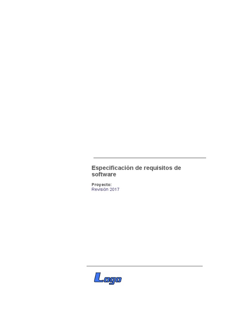 Plantilla IEEE830 | PDF | Software | Usuario (informática)