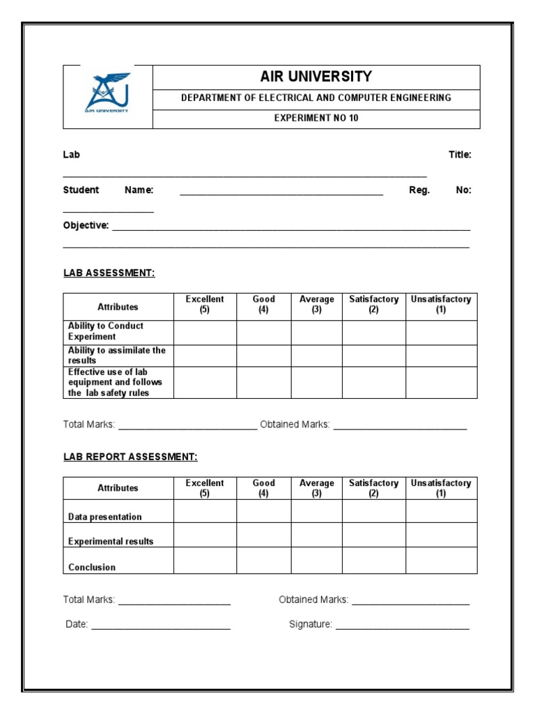 Experiment 10 - Lab Report | PDF | Analog To Digital Converter ...