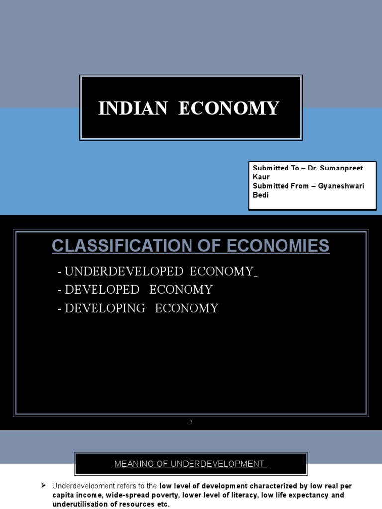 Characteristics of the Indian Economy: An Analysis of Its ...