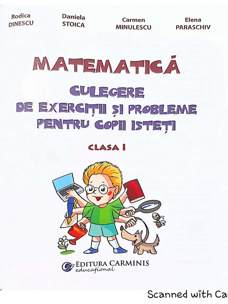Culegere de Exerciții Și Probleme Pentru Copii Isteți, Clasa I | PDF