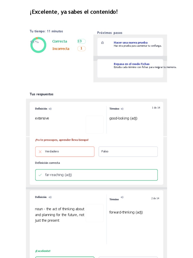 Prueba - B2 Unit 1 Compound Adjectives - Quizlet | PDF