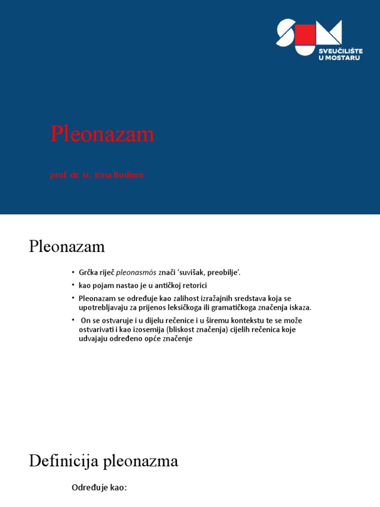 Pleonazam | PDF