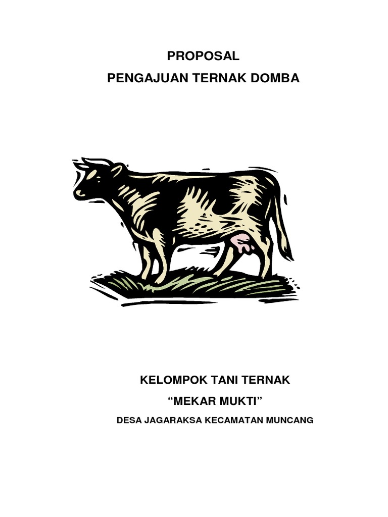 Proposal Ternak Domba | PDF