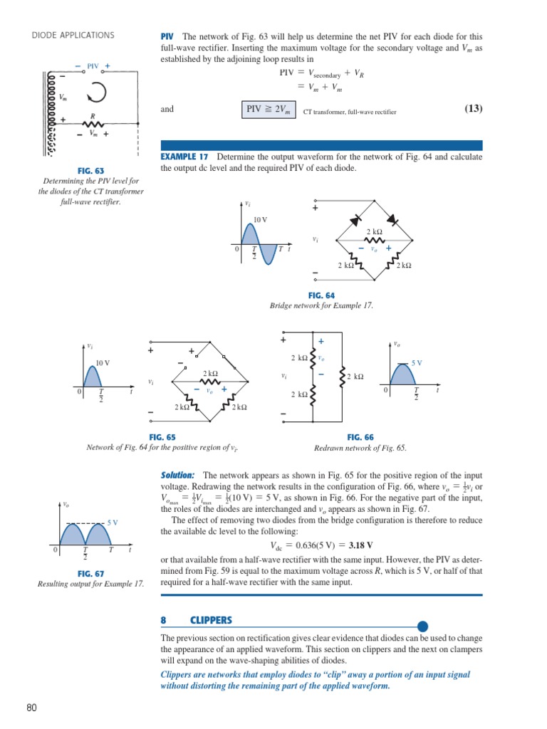 Clipper and Clamper Circuits PDF 1 | PDF | Rectifier | Electrical Engineering