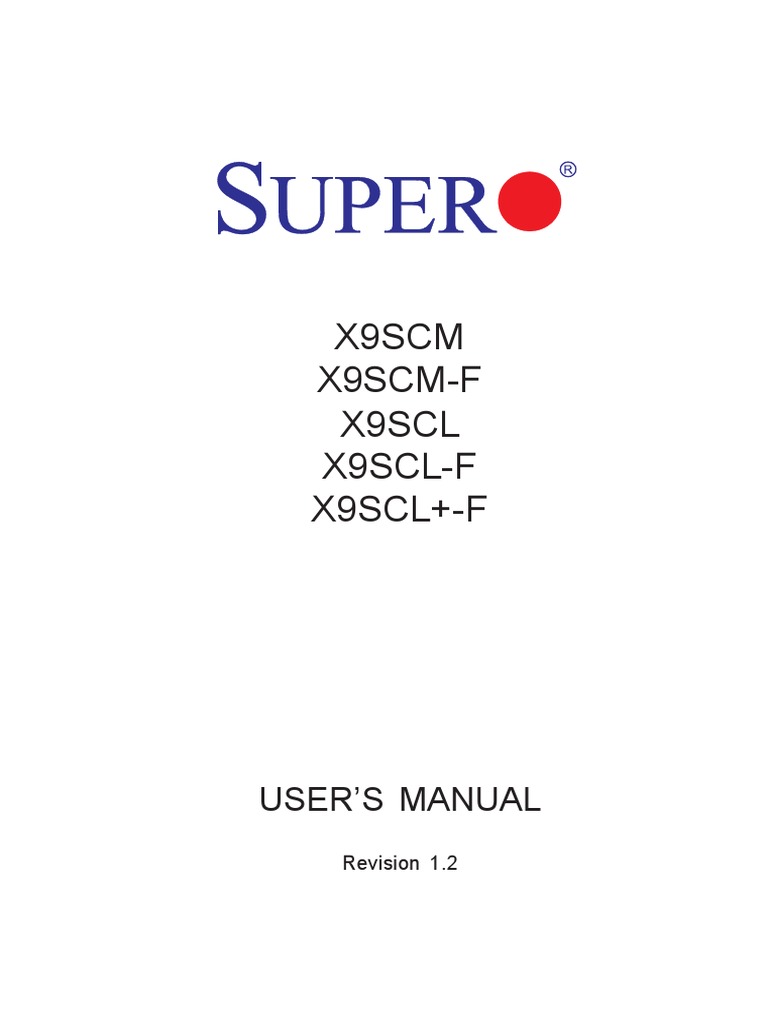Supermicro x9scl Motherboard 105 | PDF | Bios | Booting