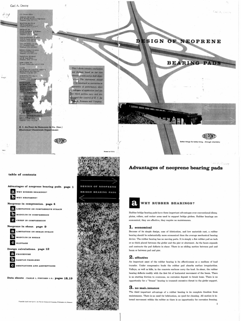 Design of Neoprene Bearing Pad | PDF