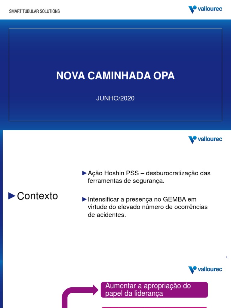 Nova Caminhada OPA | PDF