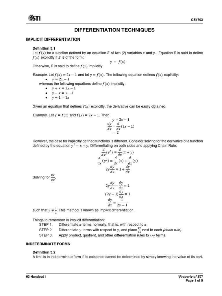 Module In Calculus Pdf Derivative Function Mathematics