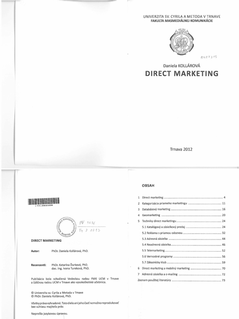 Direct Mark Final | PDF