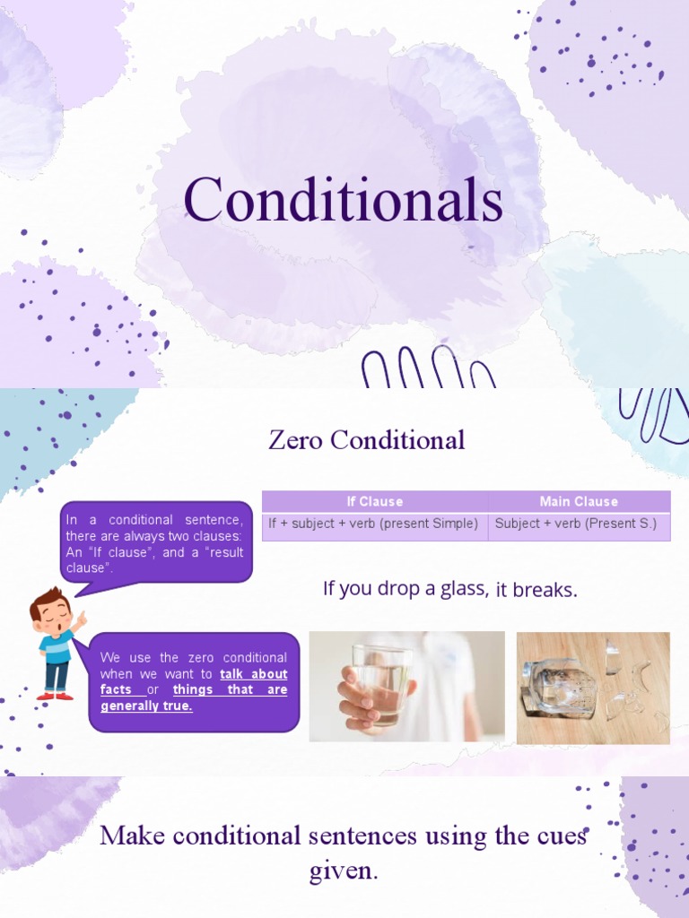 Conditionals 0, 1, 2, 3 | PDF | Perfect (Grammar) | Syntax
