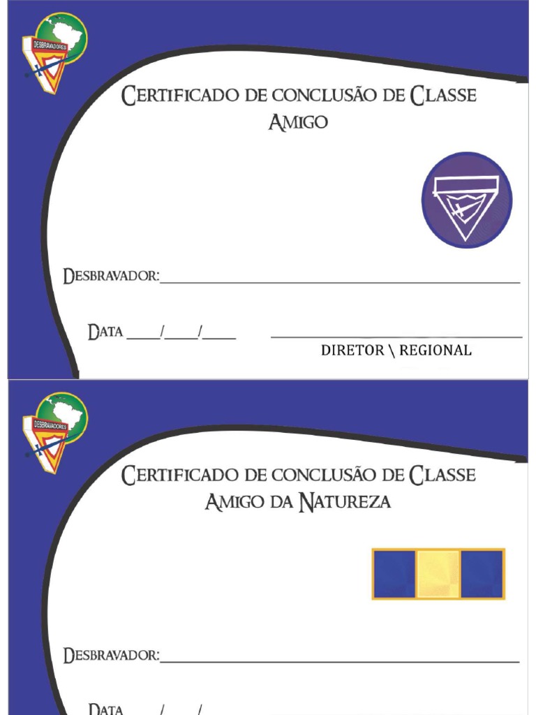 Certificado de Classes | PDF