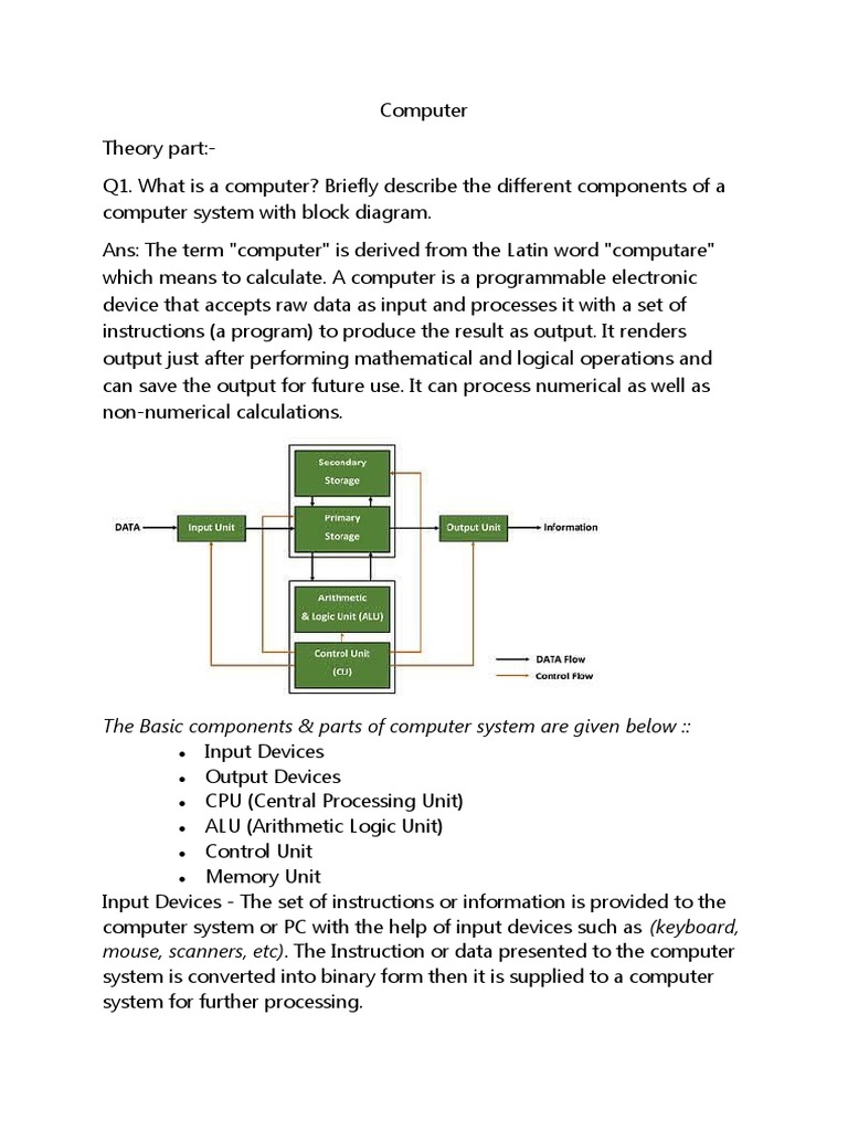 Computer Practical | PDF | Parameter (Computer Programming) | Computer ...