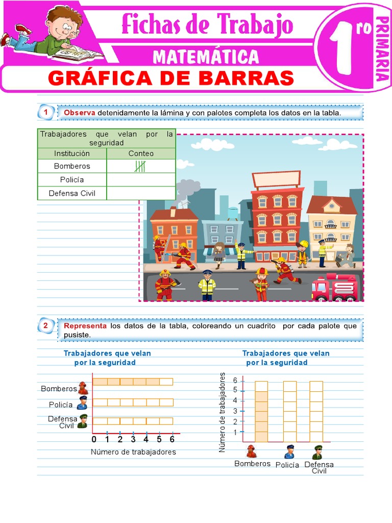Gráfica de Barras para Primer Grado de Primaria | PDF | Juguetes