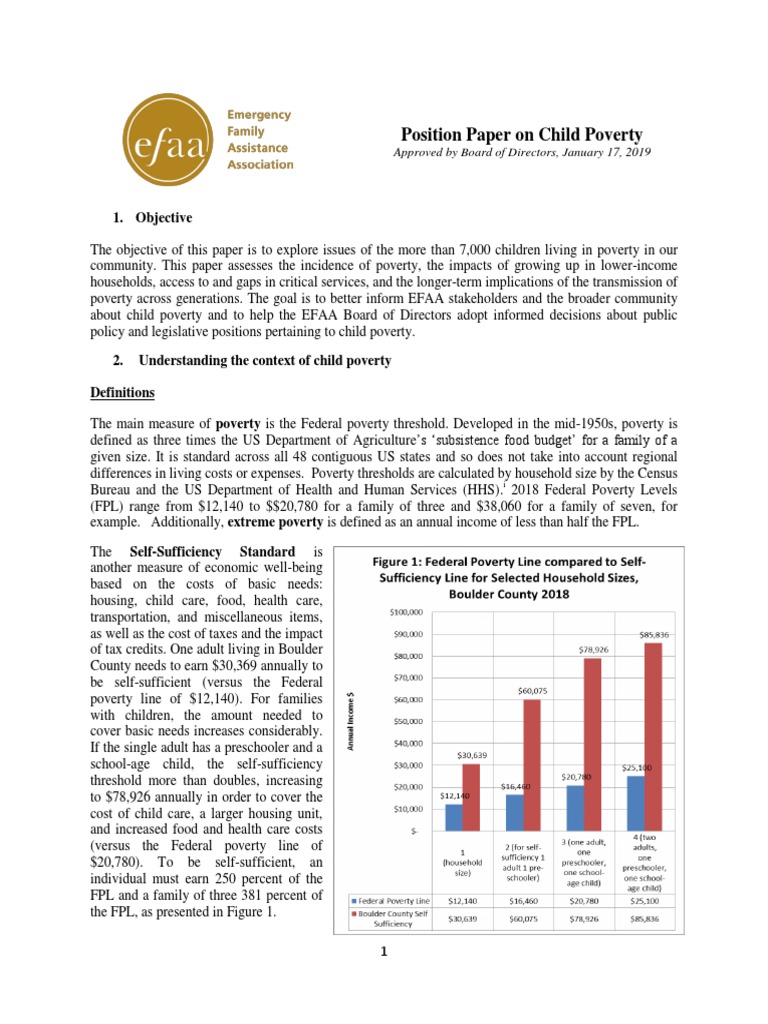 Child Poverty Analysis in Boulder County | PDF | Cost Of Living | Poverty