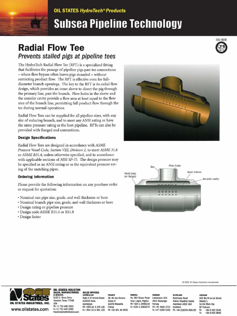 Radial Flow Tee | PDF