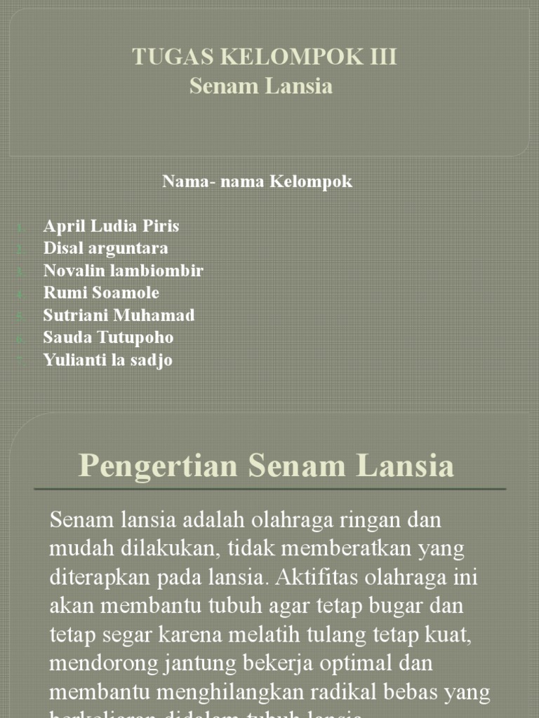 Tugas Kelompok III | PDF