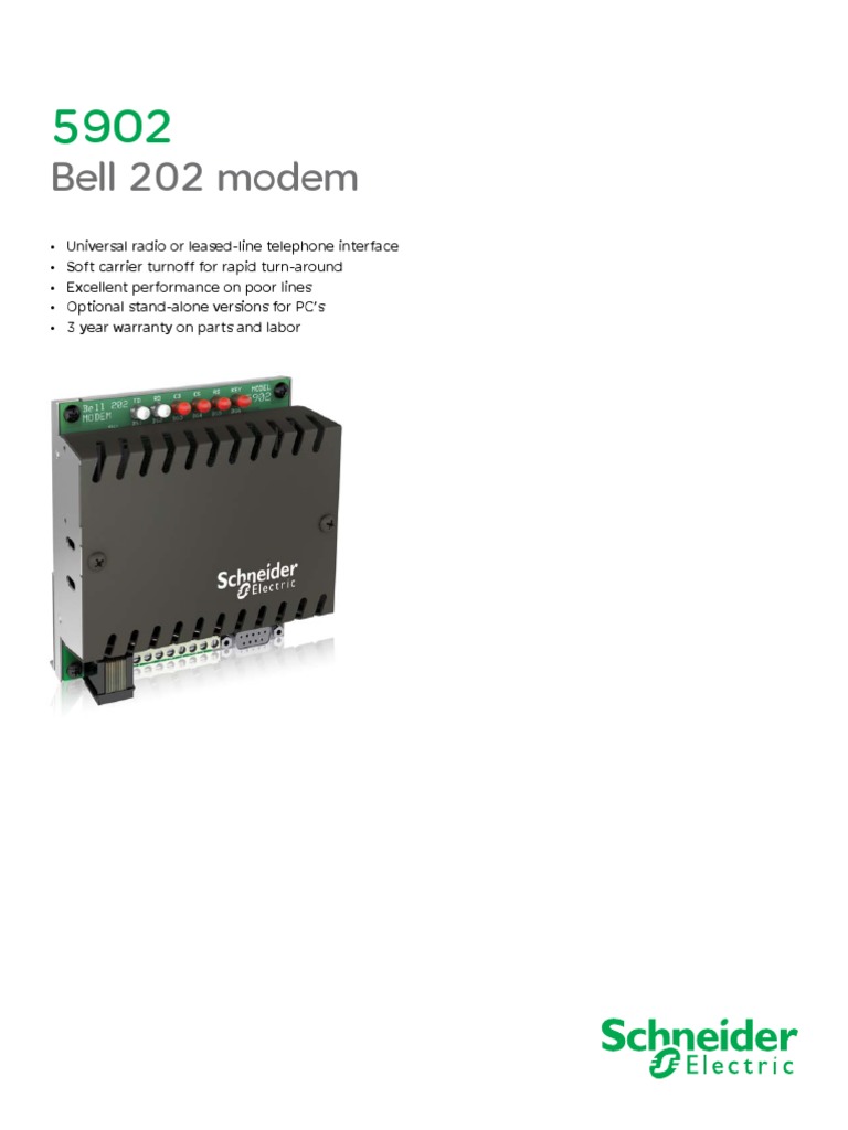 5902 Spec Eng | PDF | Modem | Radio
