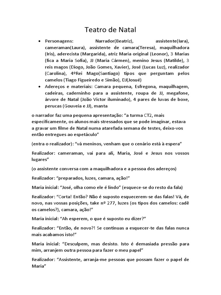 Teatro de Natal | PDF