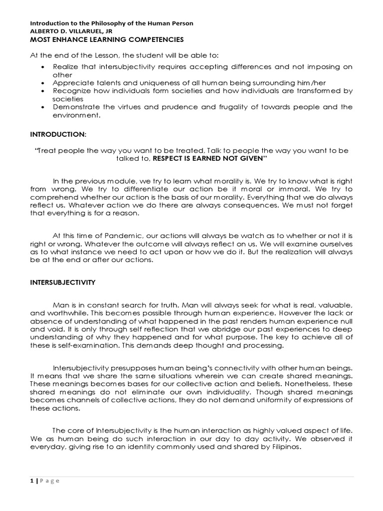 Understanding Filipino Intersubjectivity | PDF | Tagalog Language ...