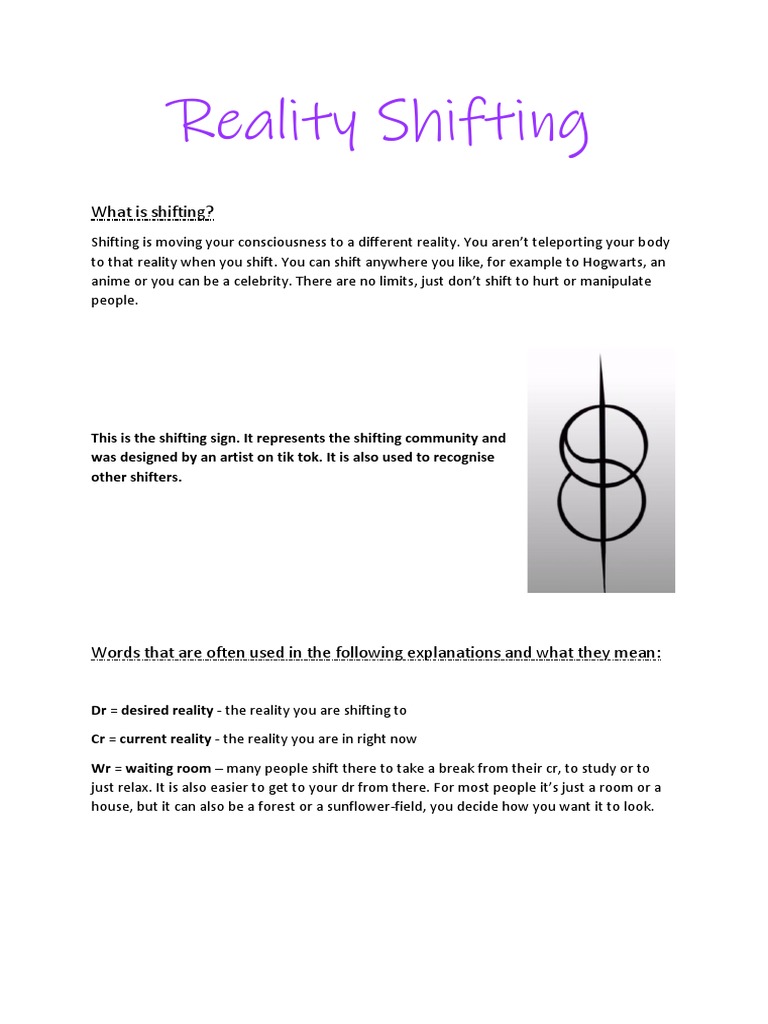 Reality Shifting | PDF | Psychological Trauma