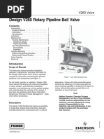 Fisher D2 FloPro Control Valve | PDF | Valve | Actuator
