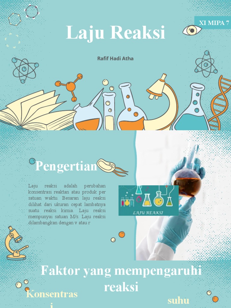 Tugas Kelajuan Reaksi Rafif Hadi Atha Xi Mipa 7 | PDF
