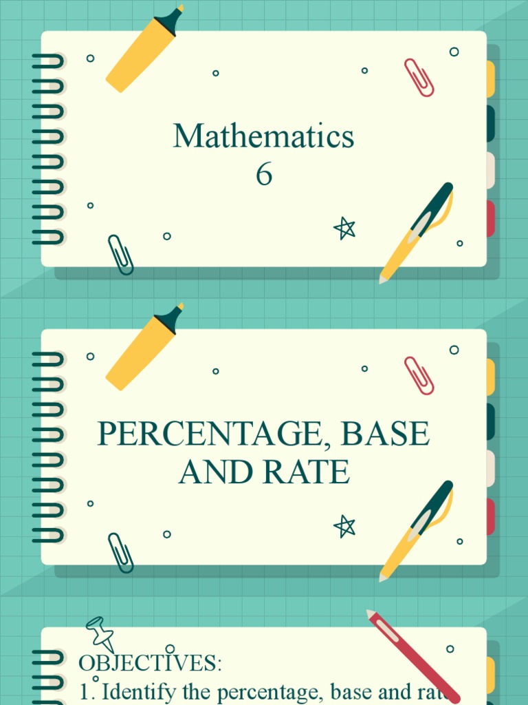 Percentage Grade6 | PDF | Percentage | Mathematics