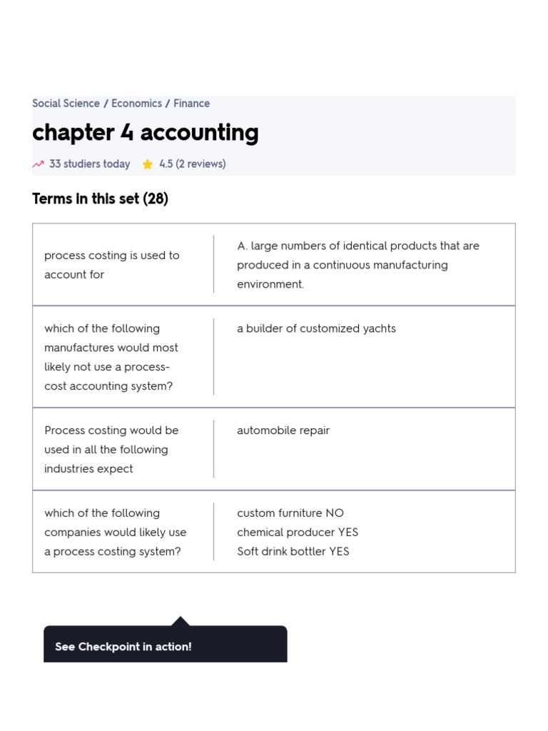 Chapter 4 Accounting Flashcards - Quizlet | PDF | Inventory | Business