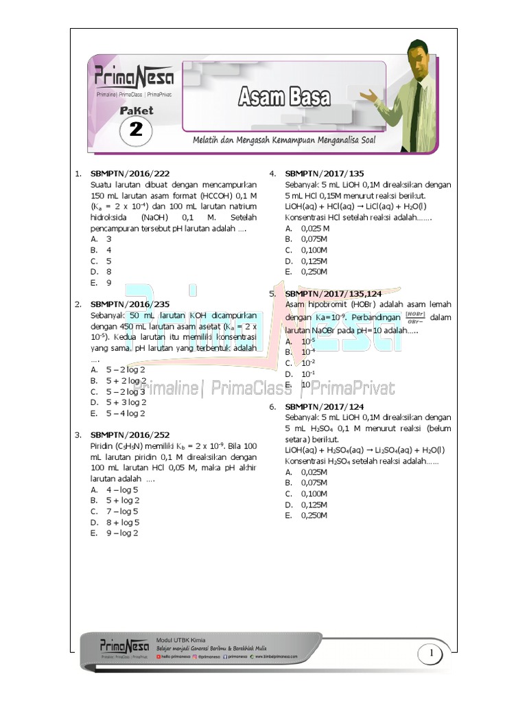 8 Asam-Basa Paket 2 | PDF