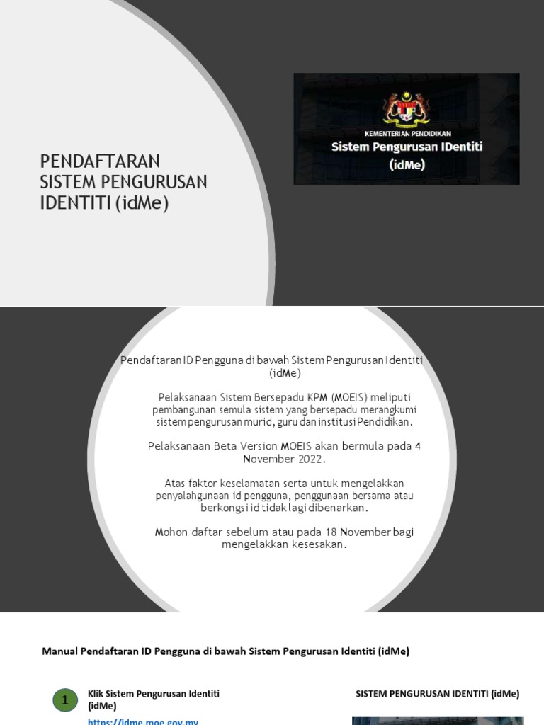 Cara Daftar Idme Ls | PDF