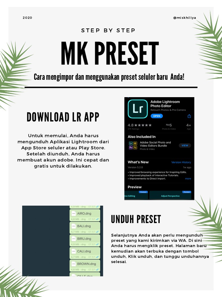 Panduan MK Preset | PDF