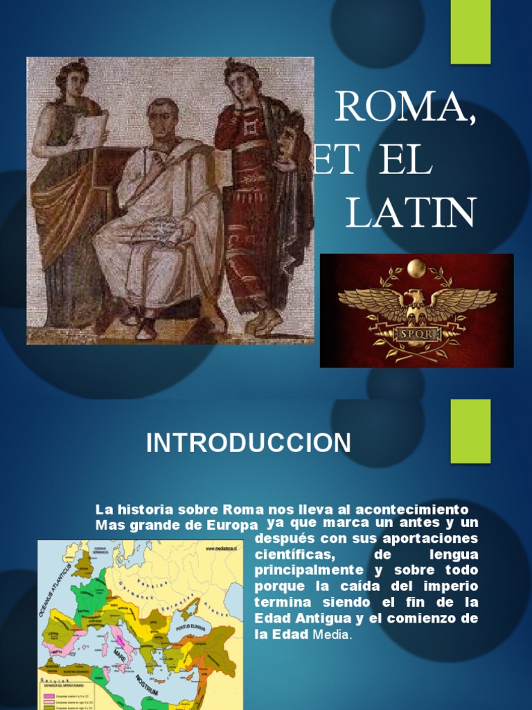 Exp. Roma y El Latin | PDF | imperio Romano | latín