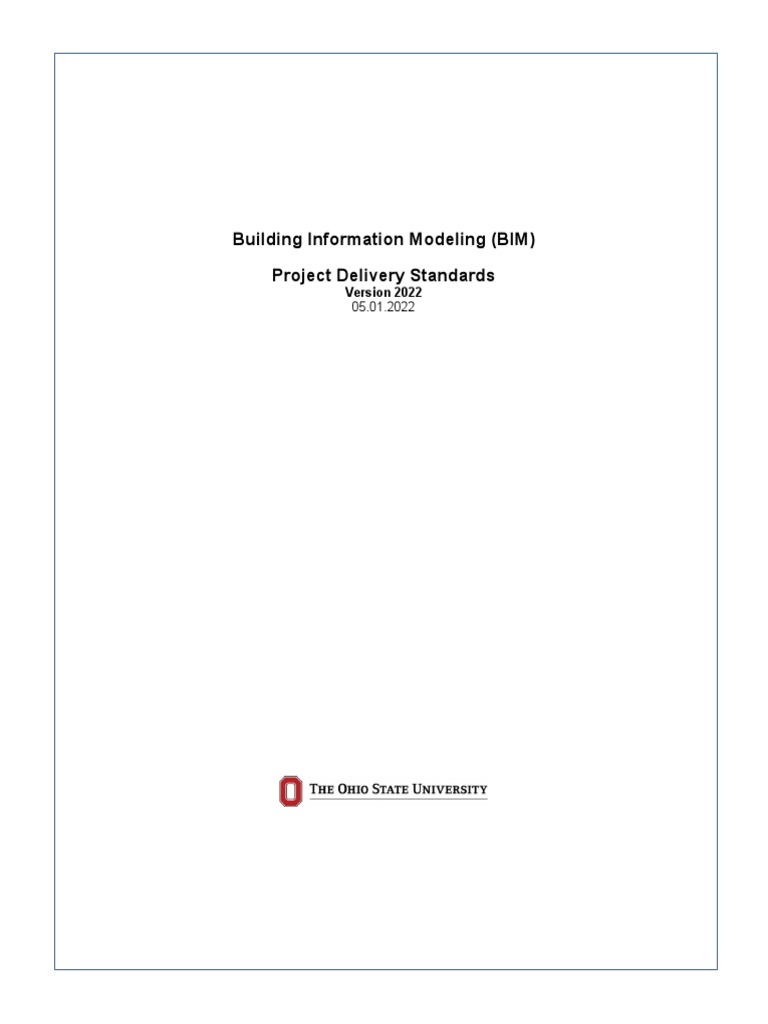2022 BIM Project Delivery Standards Guide | PDF | Building Information ...