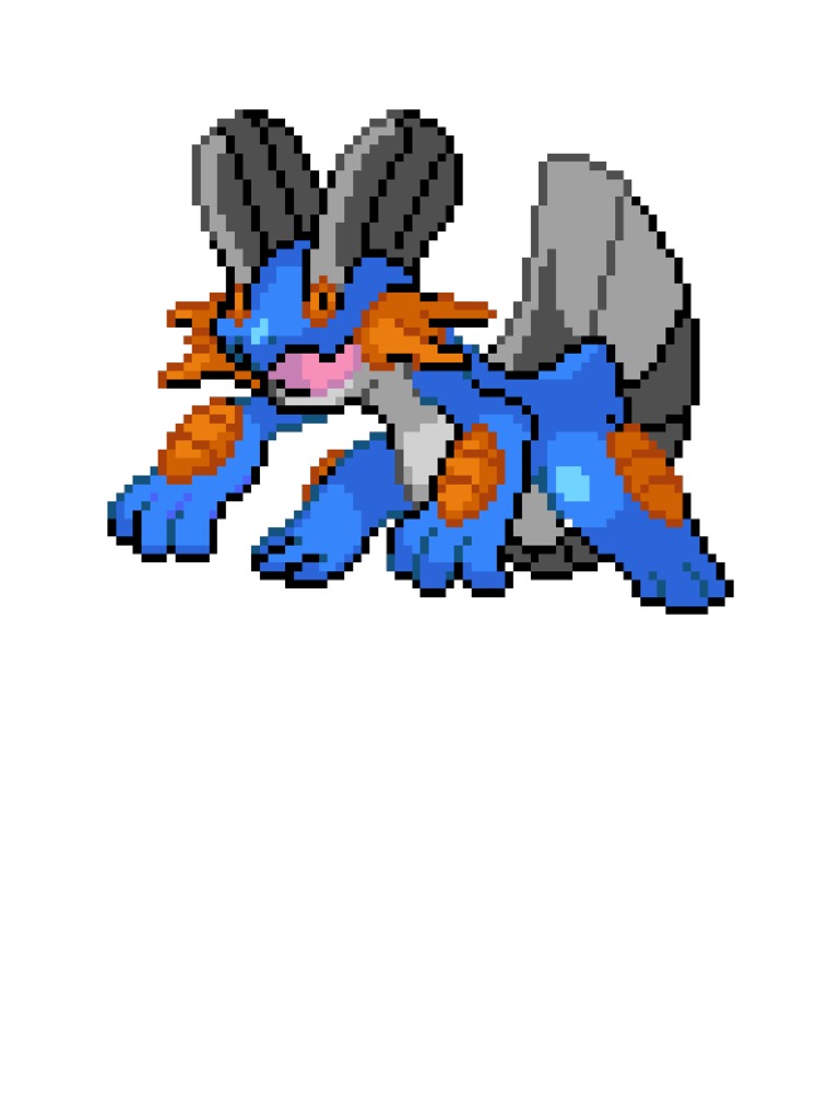 Pixel Art Swampert | PDF