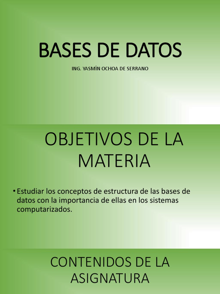 C1 Conceptos Basicos | PDF | Bases de datos | Base de datos relacional