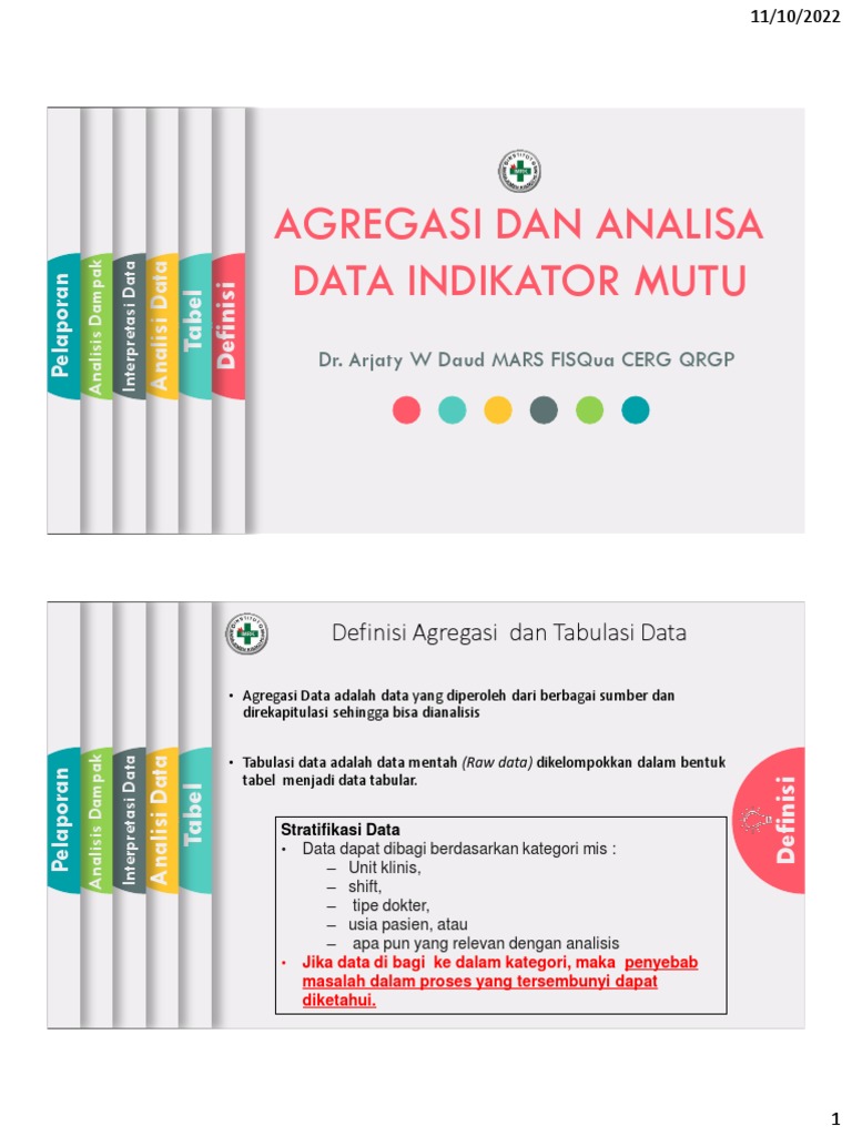 Agregasi Dan Analisa Data Indikator 2022 New | PDF