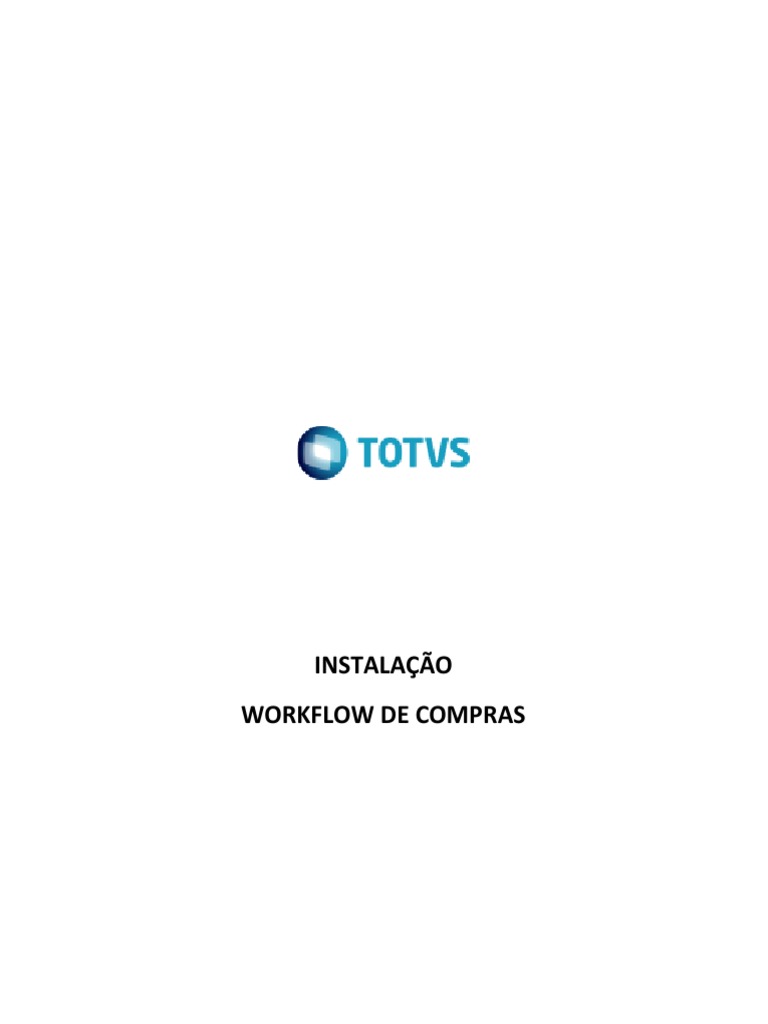 Workflow Compras Manual de Implantação v.3.0 | PDF | Protocolo de ...